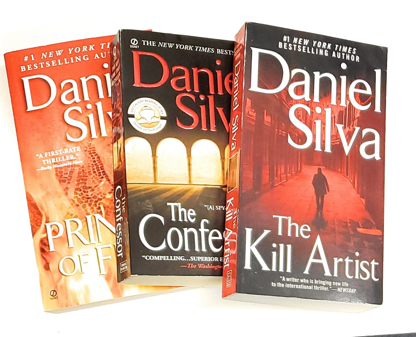 3 Book Set: Softcover Paperback, Prince of Fire, The Kill Artist, The ...