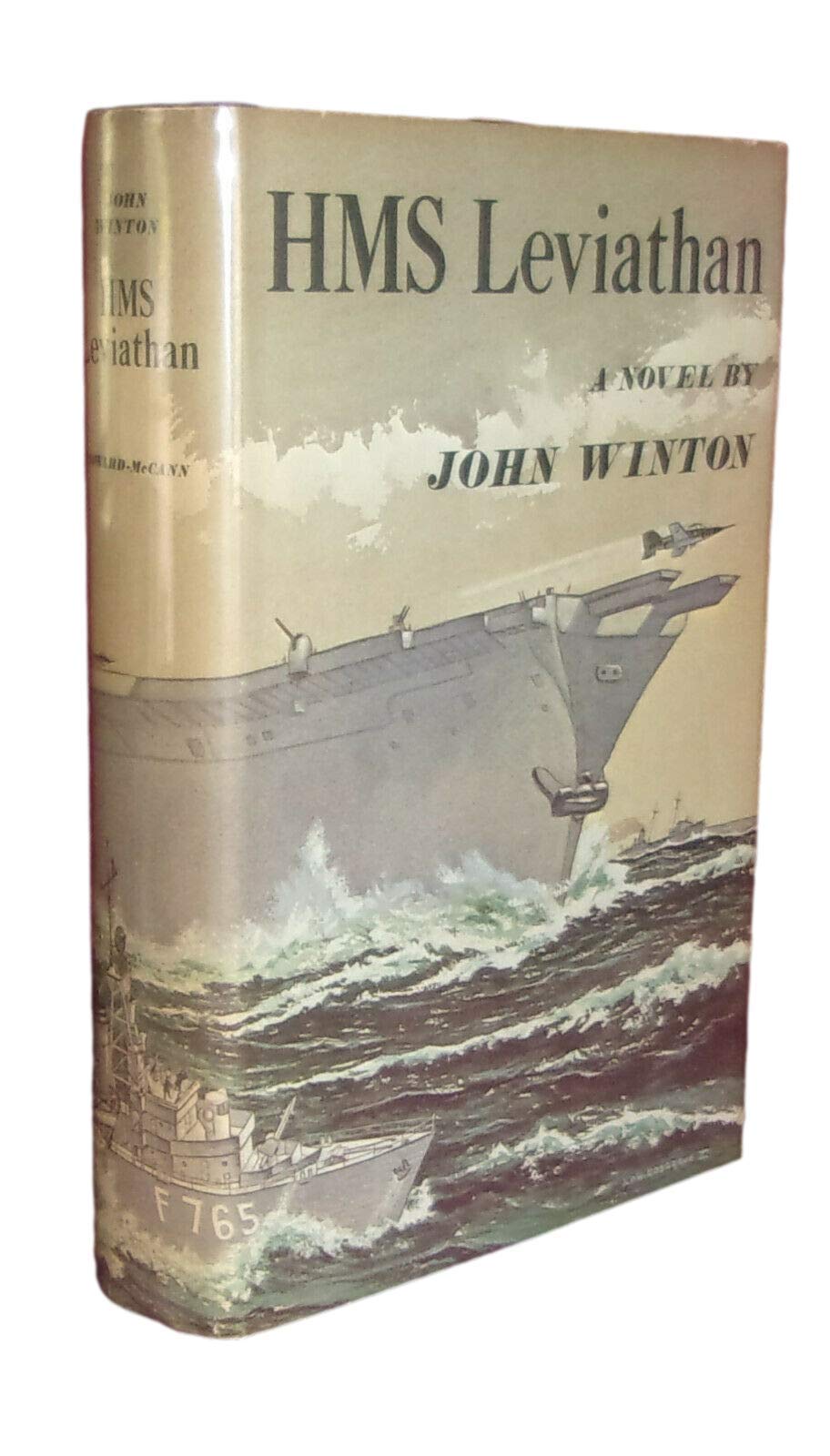 Rare - John Winton HMS LEVIATHAN World War II Naval Action Novel Fine/Fine Hardcover dj ...
