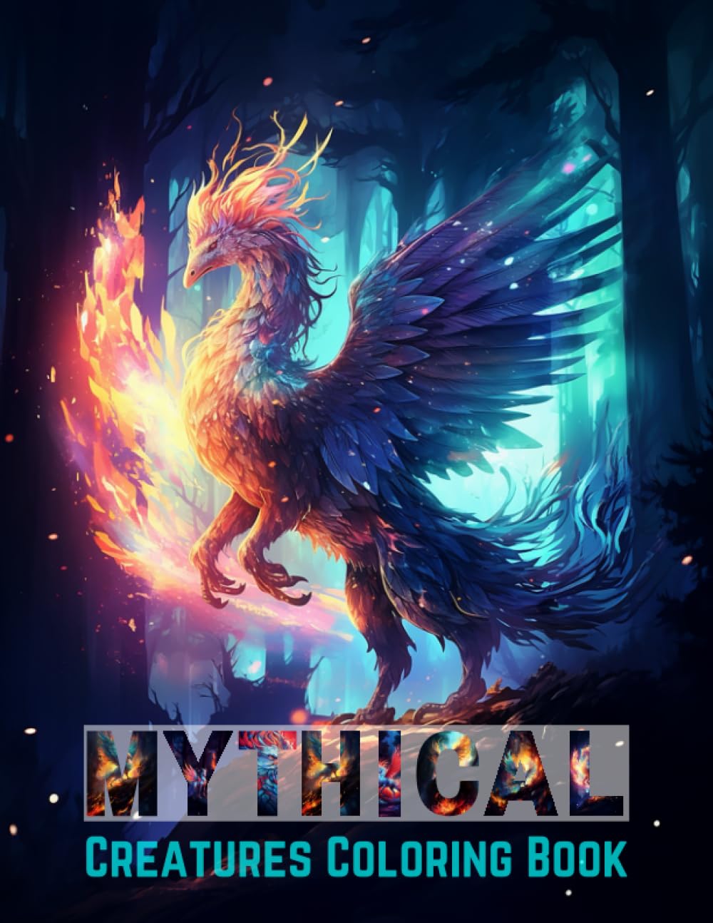 Mythical Creatures Coloring Book: Mythical Creatures Coloring Book for Adults, The Amazing World ...