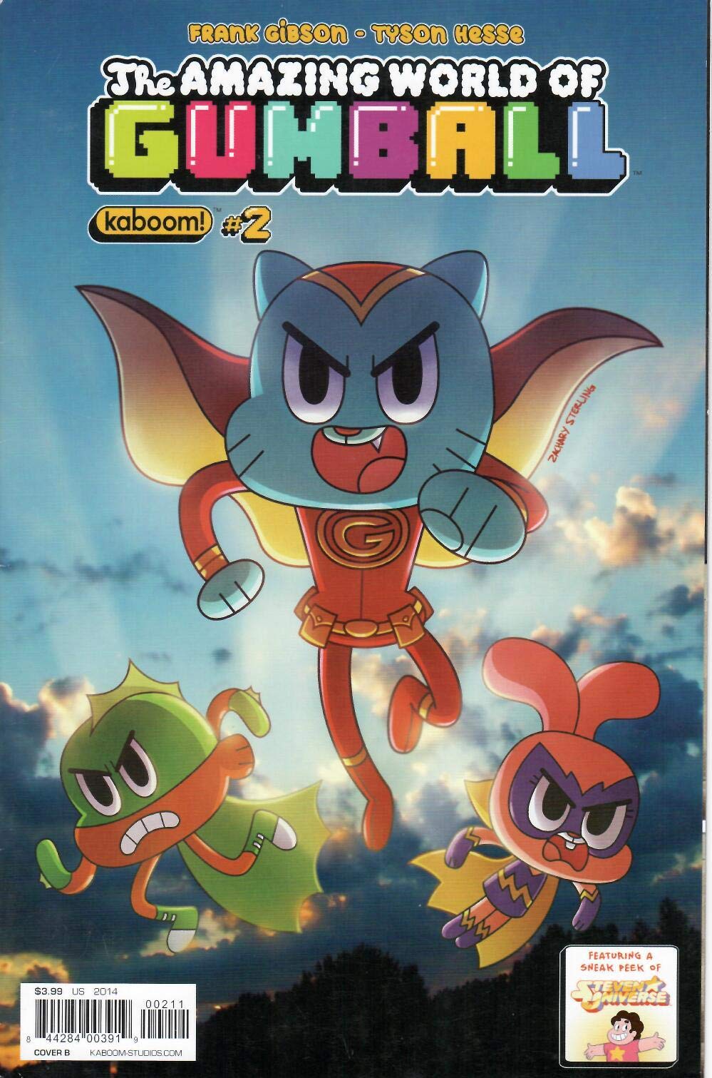 The Amazing World of Gumball Comic #2 Sterling Variant Cover by Frank ...