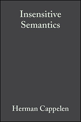 Insensitive Semantics: A Defense of Semantic Minimalism and Speech Act ...