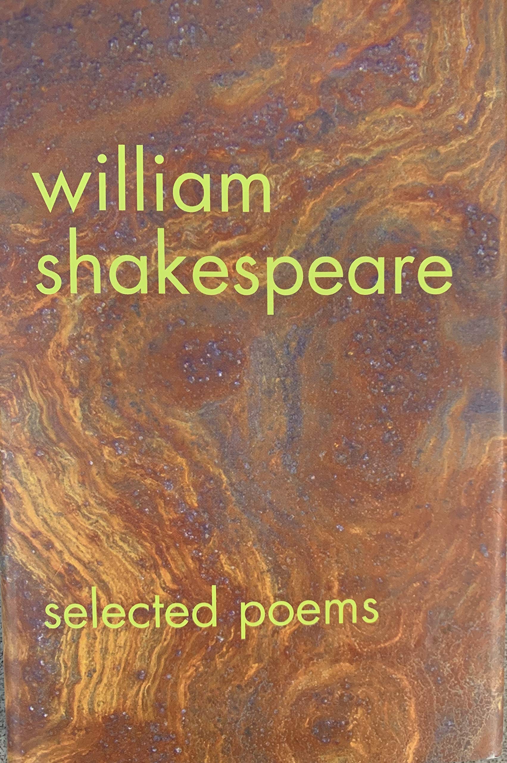 William Shakespeare Selected Poems by Sweetwater Press | Goodreads