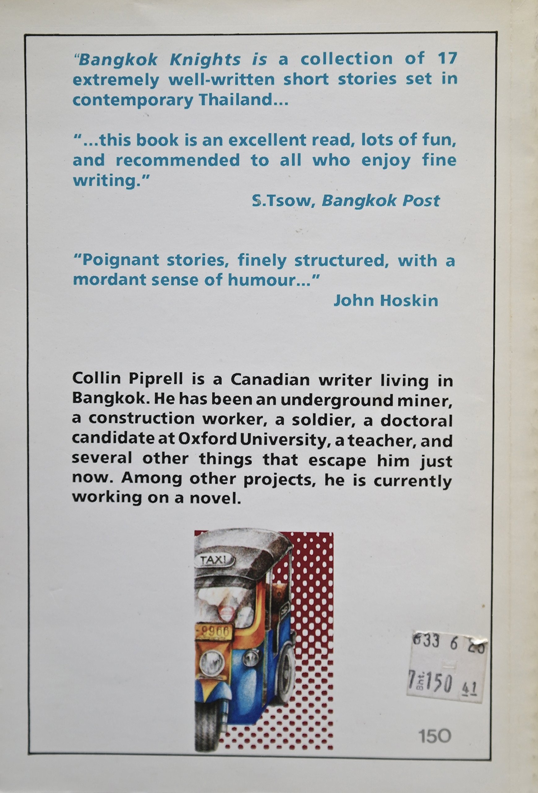 Bangkok Knights by Collin Piprell | Goodreads
