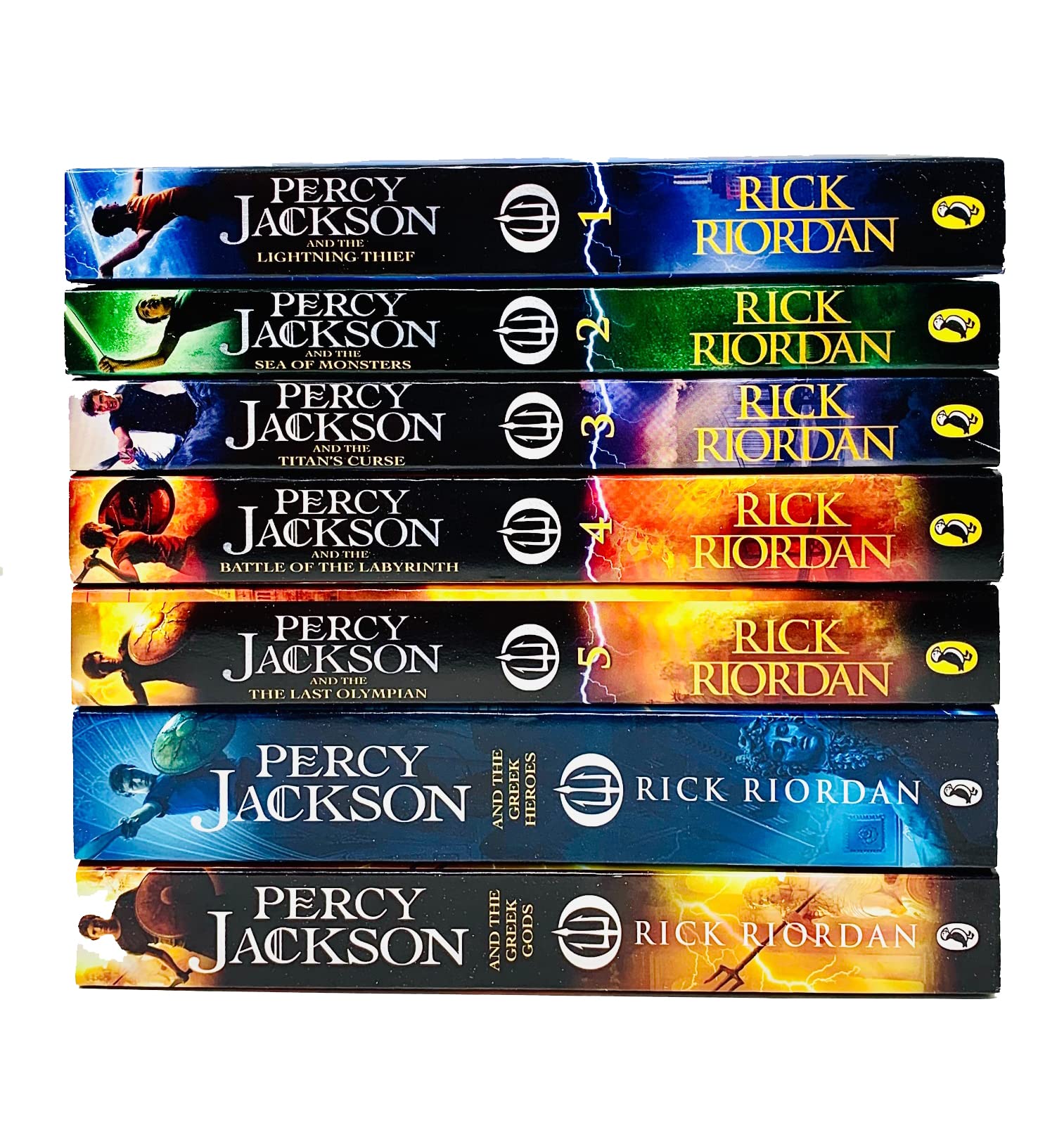 Rick Riordan (The Lightning Thief, Sea of Monsters, Titan's Curse, The ...