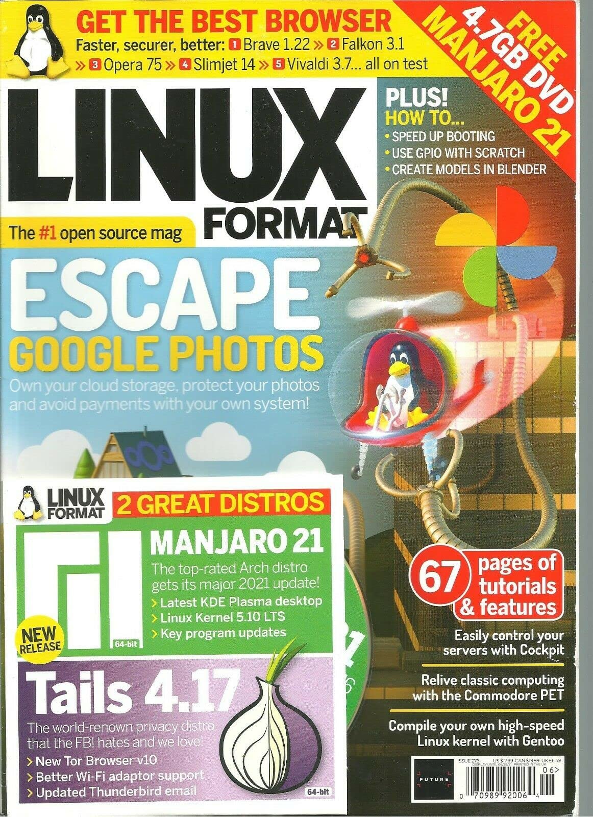 LINUX FORMAT UK MAGAZINE JUNE 2021 ISSUE 276 FREE DISC. by LINUX Format ...