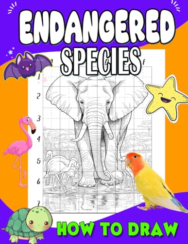 How To Draw Endangered Species: Step-by-Step Drawing Guide to Raise ...