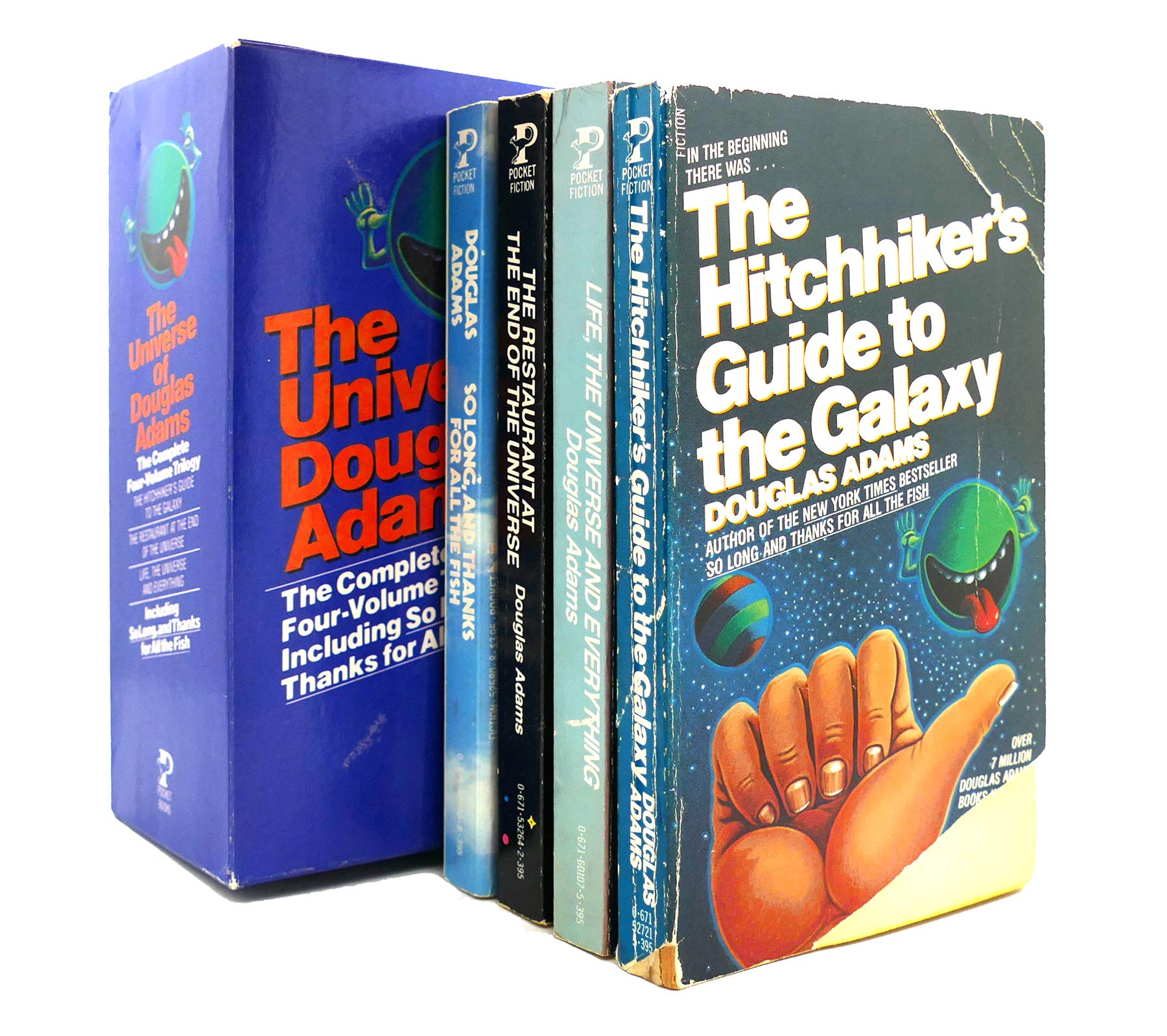 Douglas Adams -Hitchhiker Trilogy -4 Book Set -The Hitchhikers Guide to ...