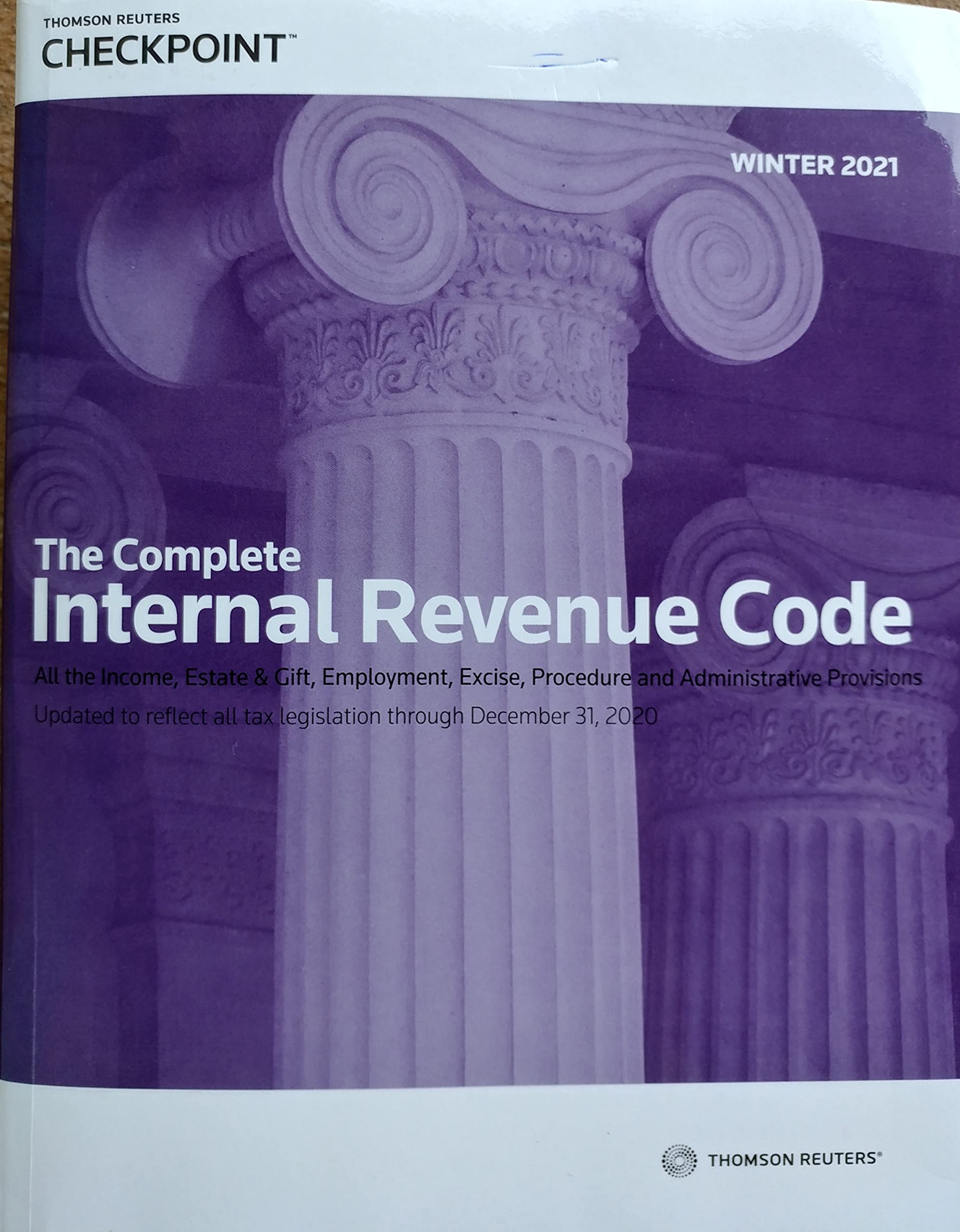 Checkpoint The Complete Internal Revenue Code Winter 2021 by Thomson ...