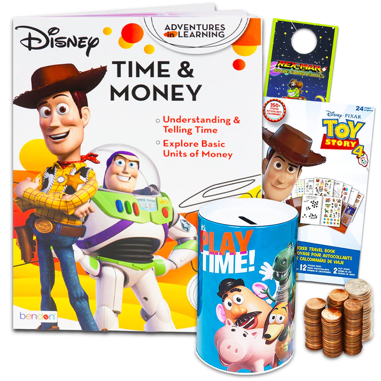 Disney Toy Story Early Concepts Workbook Bundle with 1 Time and Money ...