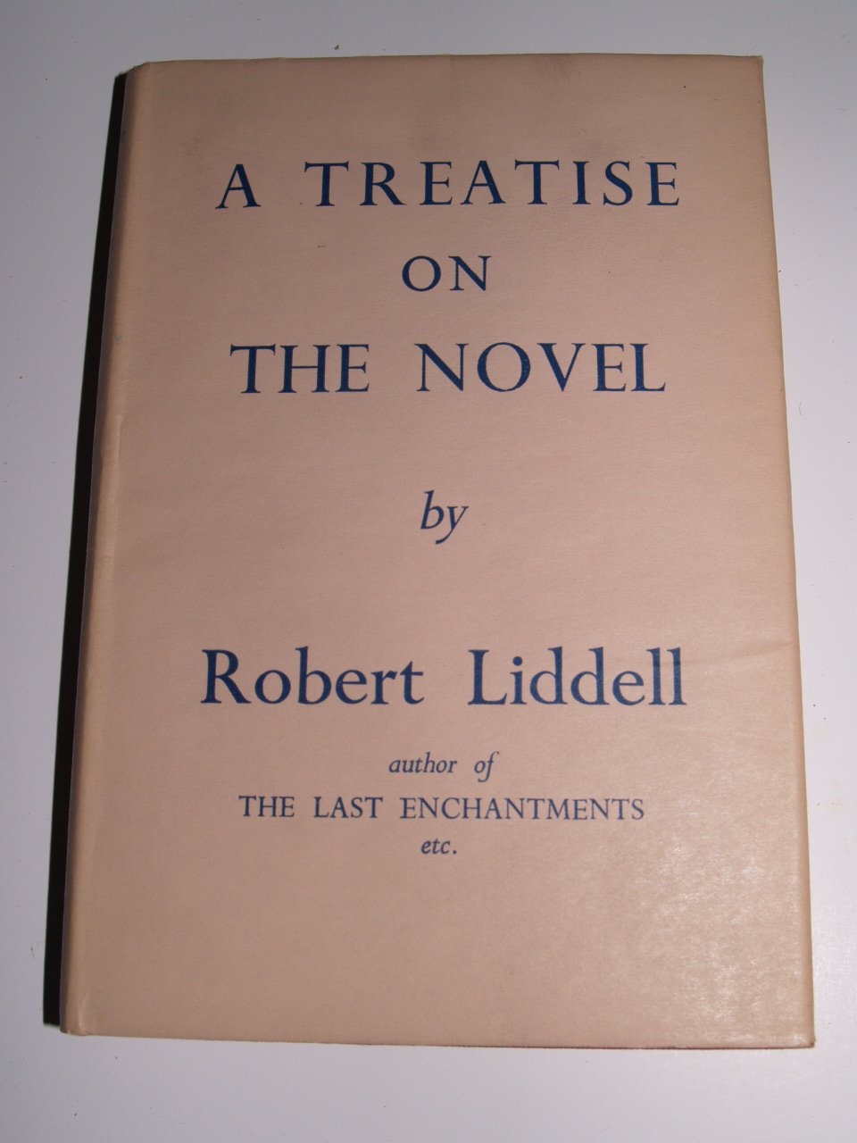 A Treatise on the Novel (Jonathan Cape Paperback) by Robert Liddell ...