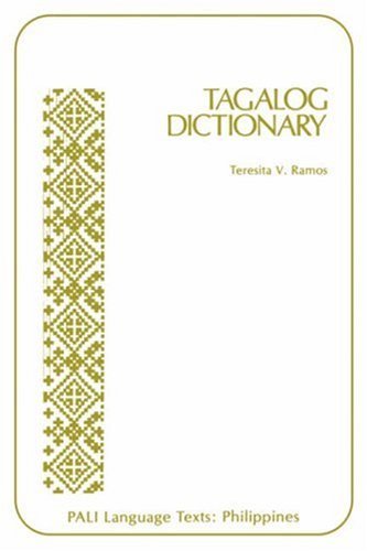 Tagalog Dictionary (Pali Language Texts: Philippines) [Paperback ...