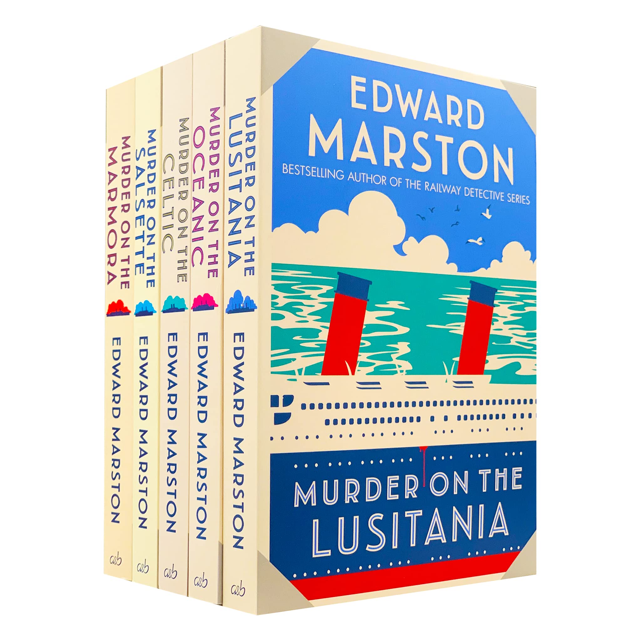 Edward Marston Ocean Liner Mysteries Collection 5 Books Set by Edward ...