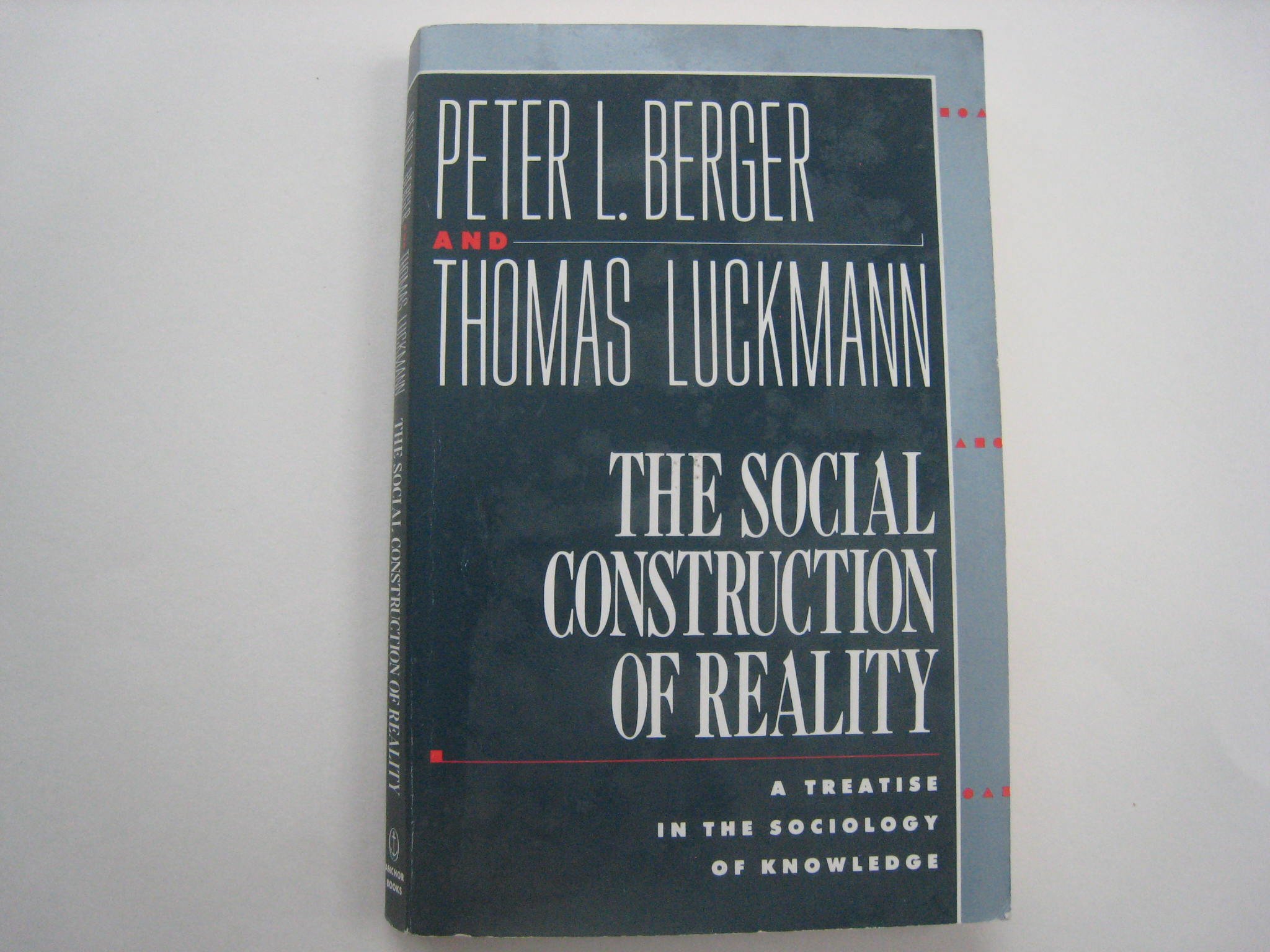 the Social Construction of Reality: a Treatisein the Socialogy of ...