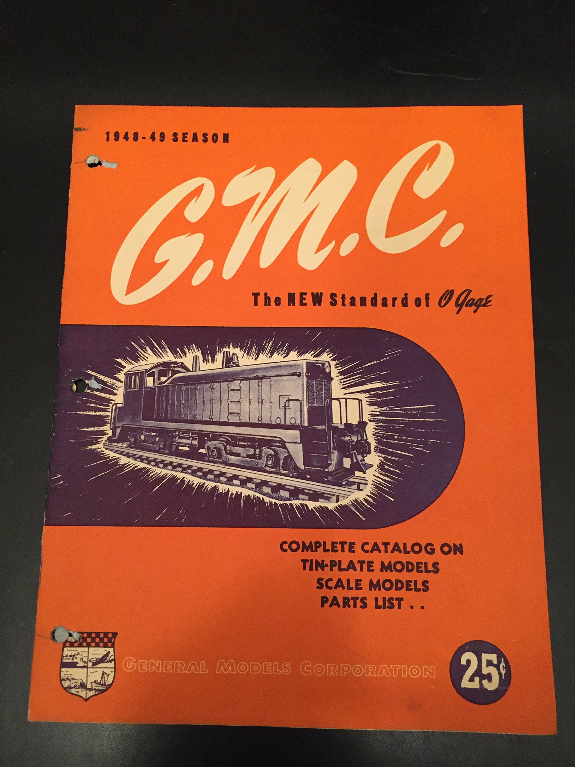 GMC The New Standard of O Gage Gauge 1948-1949 Season by General Models ...