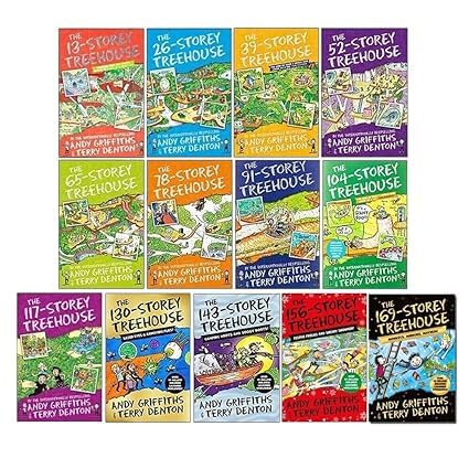 The Treehouse Series Collection (1-13) Books Set by Andy Griffiths ...