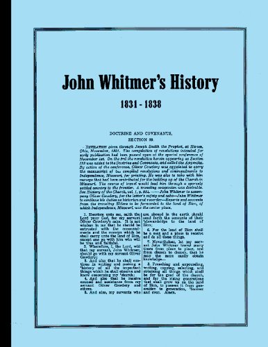 John Whitmer's History by John Whitmer | Goodreads