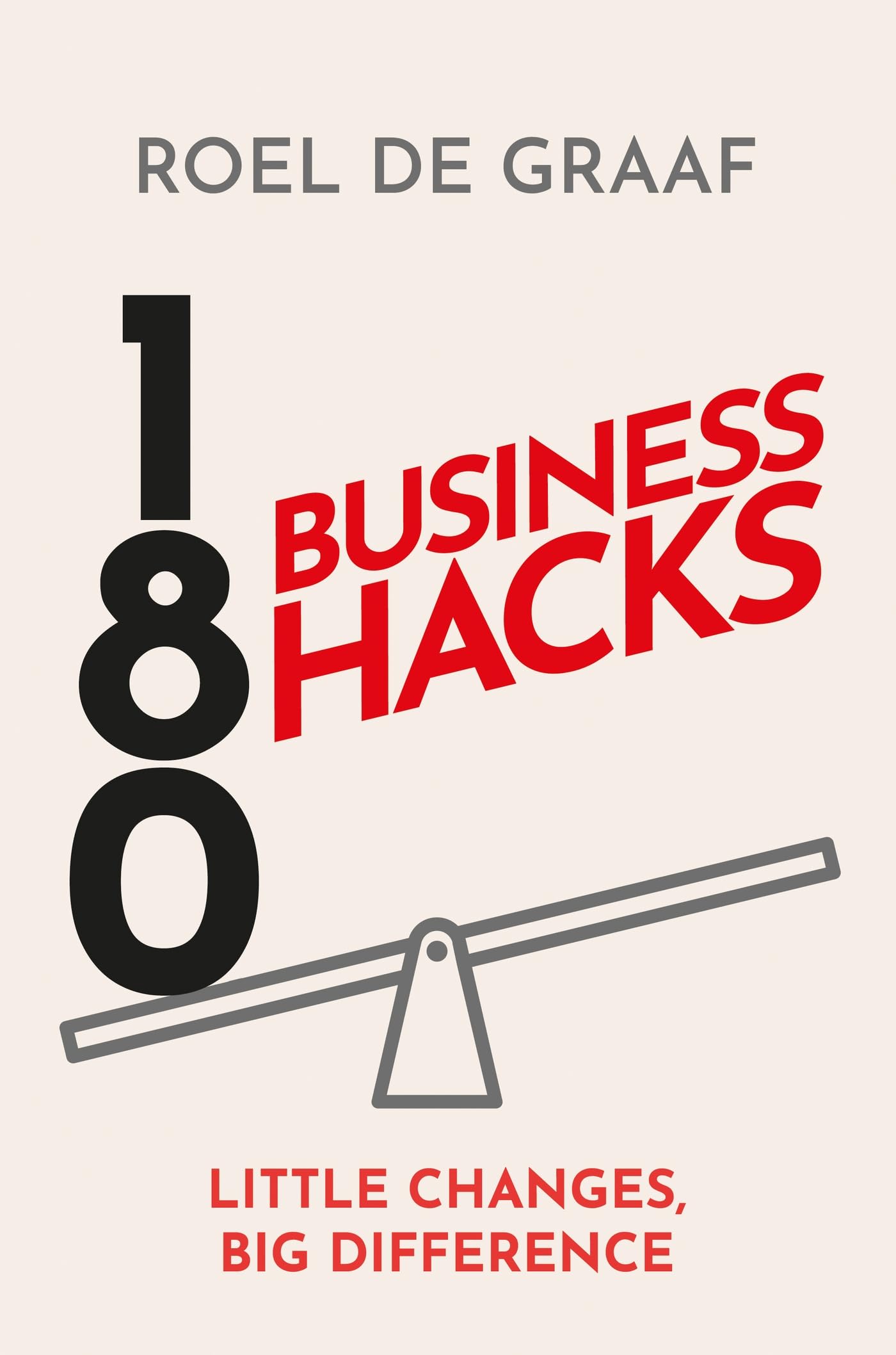 180 Business Hacks: Little Changes, Big Difference by Roel de Graaf ...
