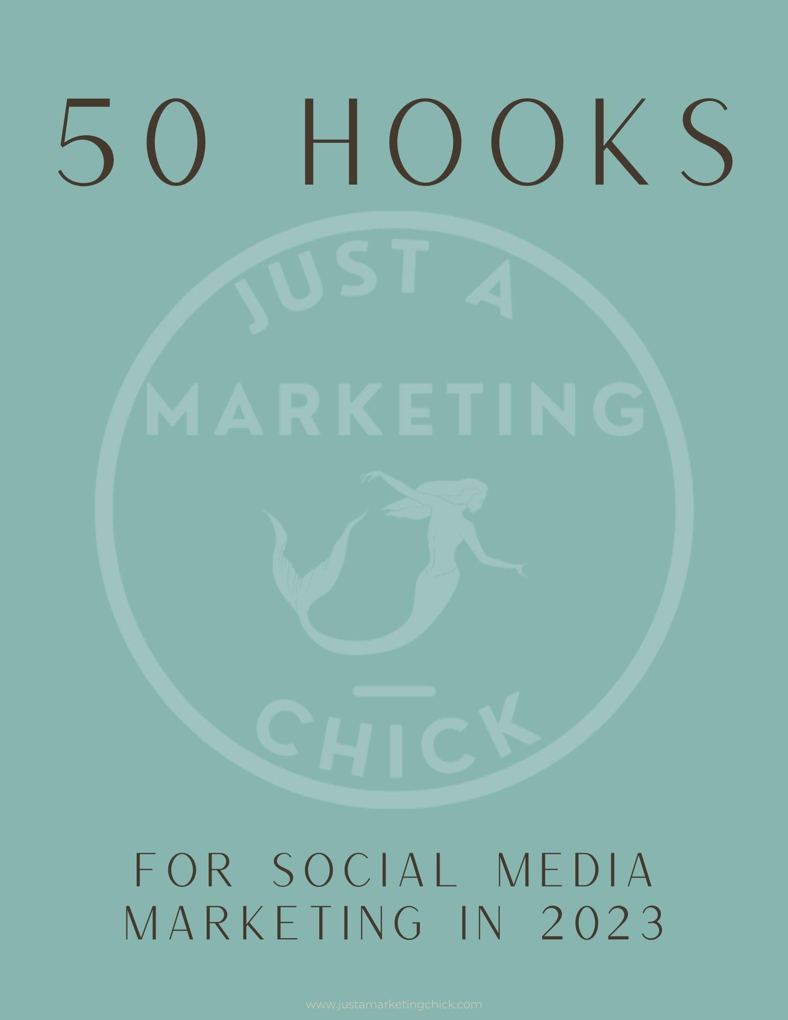 50 Hooks for Social Media Marketing, 2023: Unlock the Perfect Hook for Internet Marketing ...