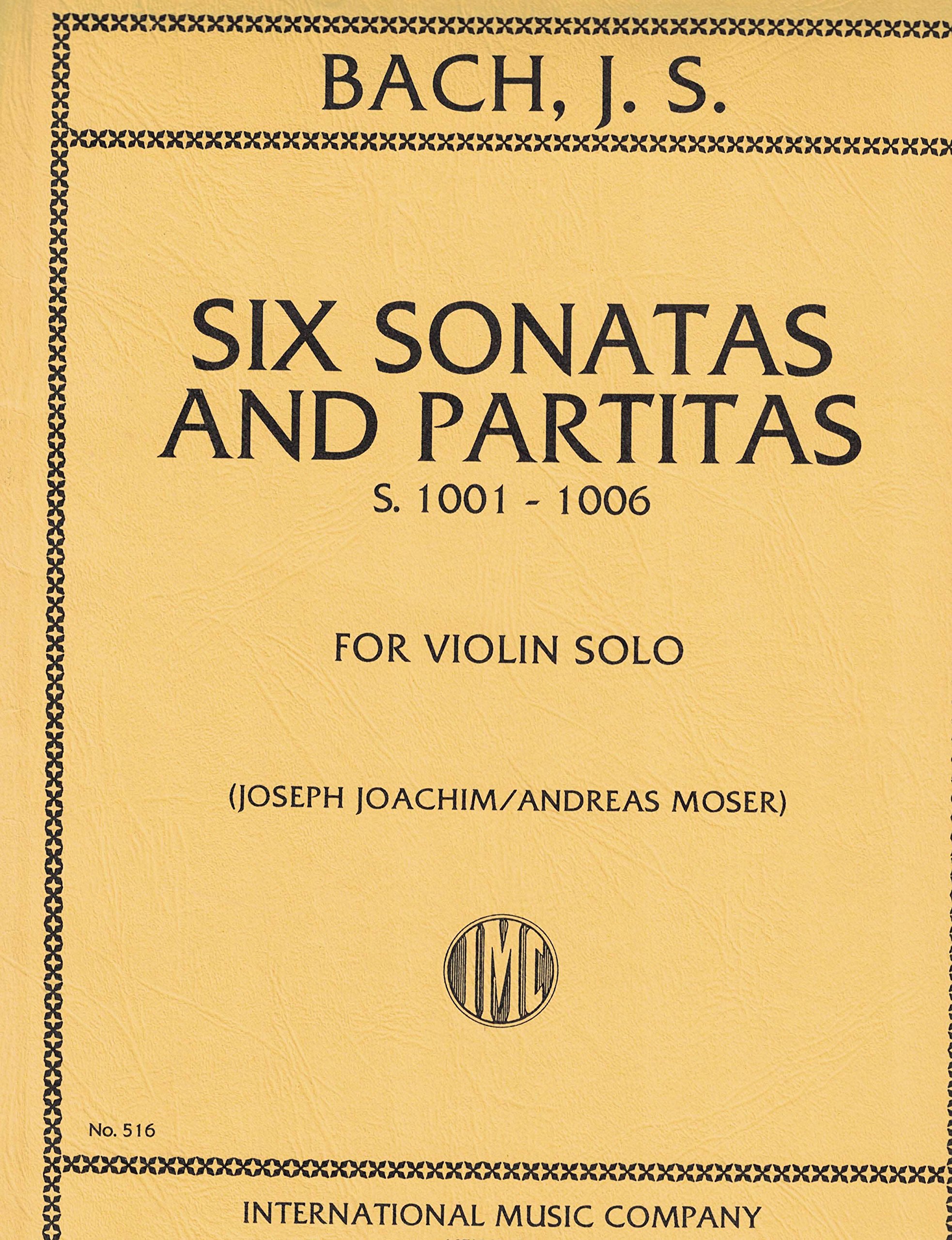 Six Sonatas And Partitas: S. 1001-1006, For Violin Solo by Johann ...