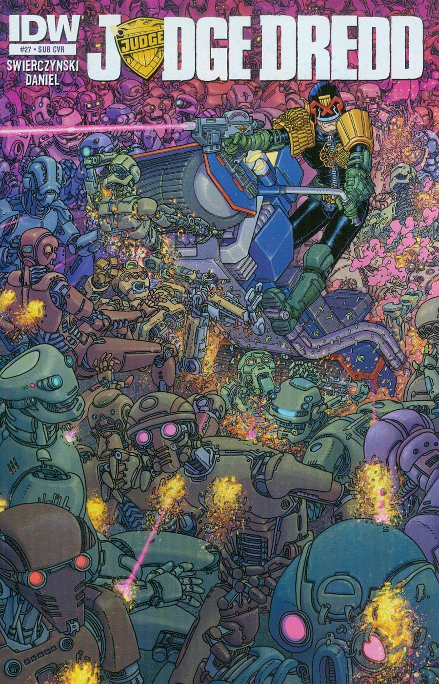 Judge Dredd Vol 4 #27 Cover B Variant Xurxo Penalta Subscription Cover ...