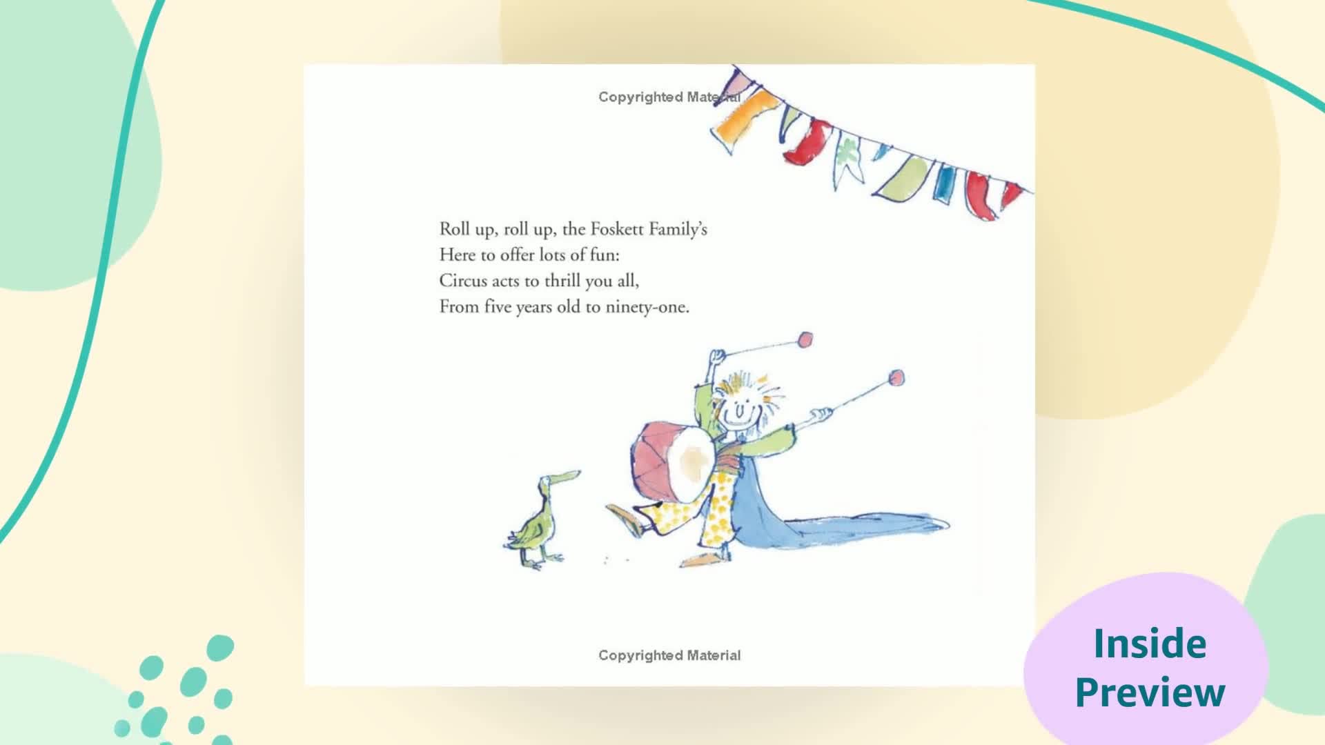 The Fabulous Foskett Family Circus by Quentin Blake by John Yeoman ...