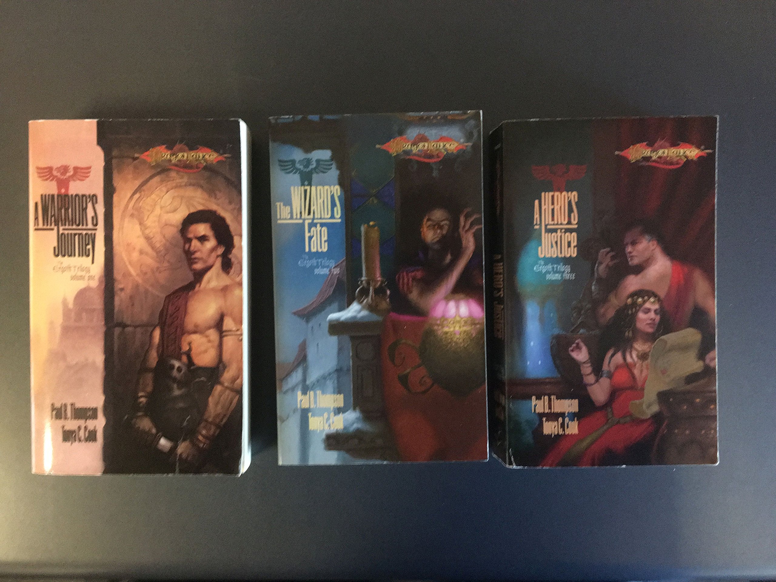 Dragonlance THE ERGOTH TRILOGY (A WARRIOR'S JOURNEY, A WIZARD'S FATE, A ...