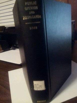Public Opinion and Propaganda by Leonard W. Doob | Goodreads