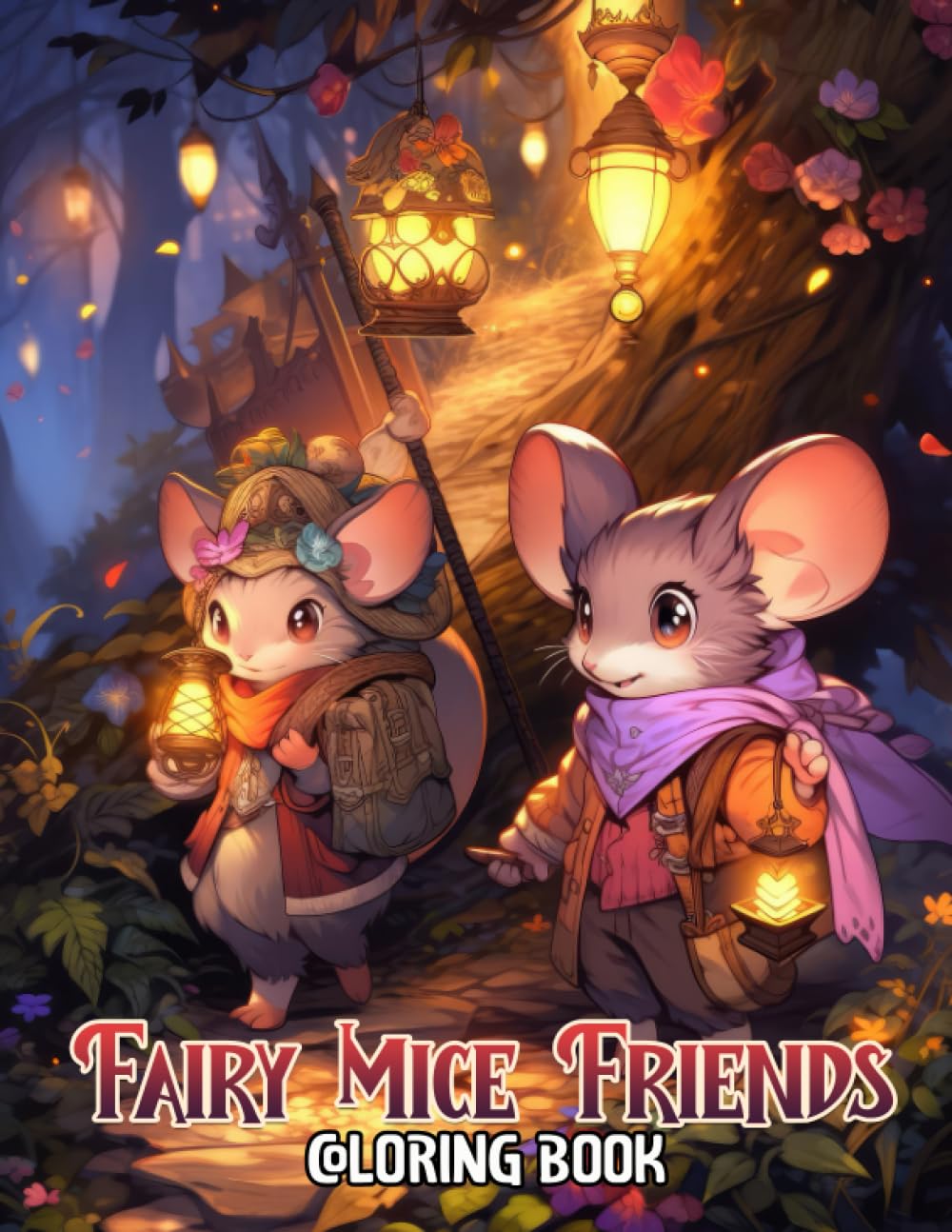 Fairy Mice Friends Coloring Book: Unleash Your Creativity with 30 ...