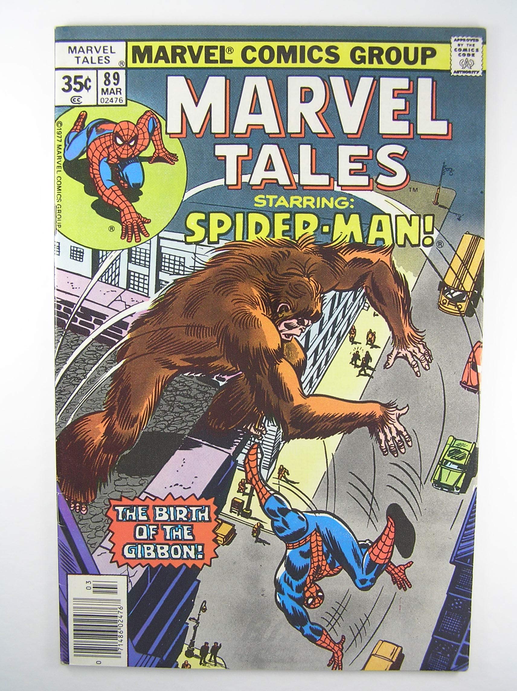 Marvel Tales #89 : Starring Spider-Man in "The Birth of the Gibbon" by ...