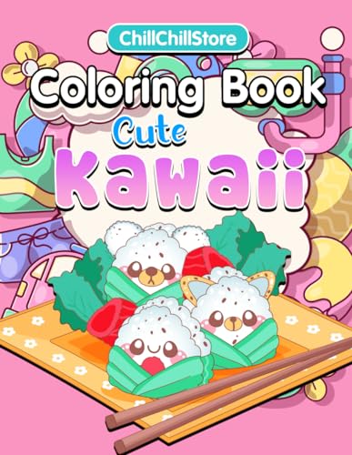 Cute Kawaii Coloring Book: Let Your Imagination Shine: Adorable Kawaii ...