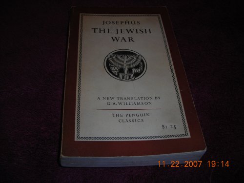 The Jewish War: A New Translation by G. A. Josephus; Williamson | Goodreads