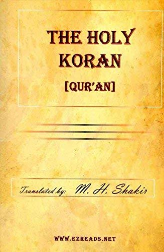 [(The Holy Koran [Qur'an])] [Translated by M H Shakir] published on by M H Shakir | Goodreads