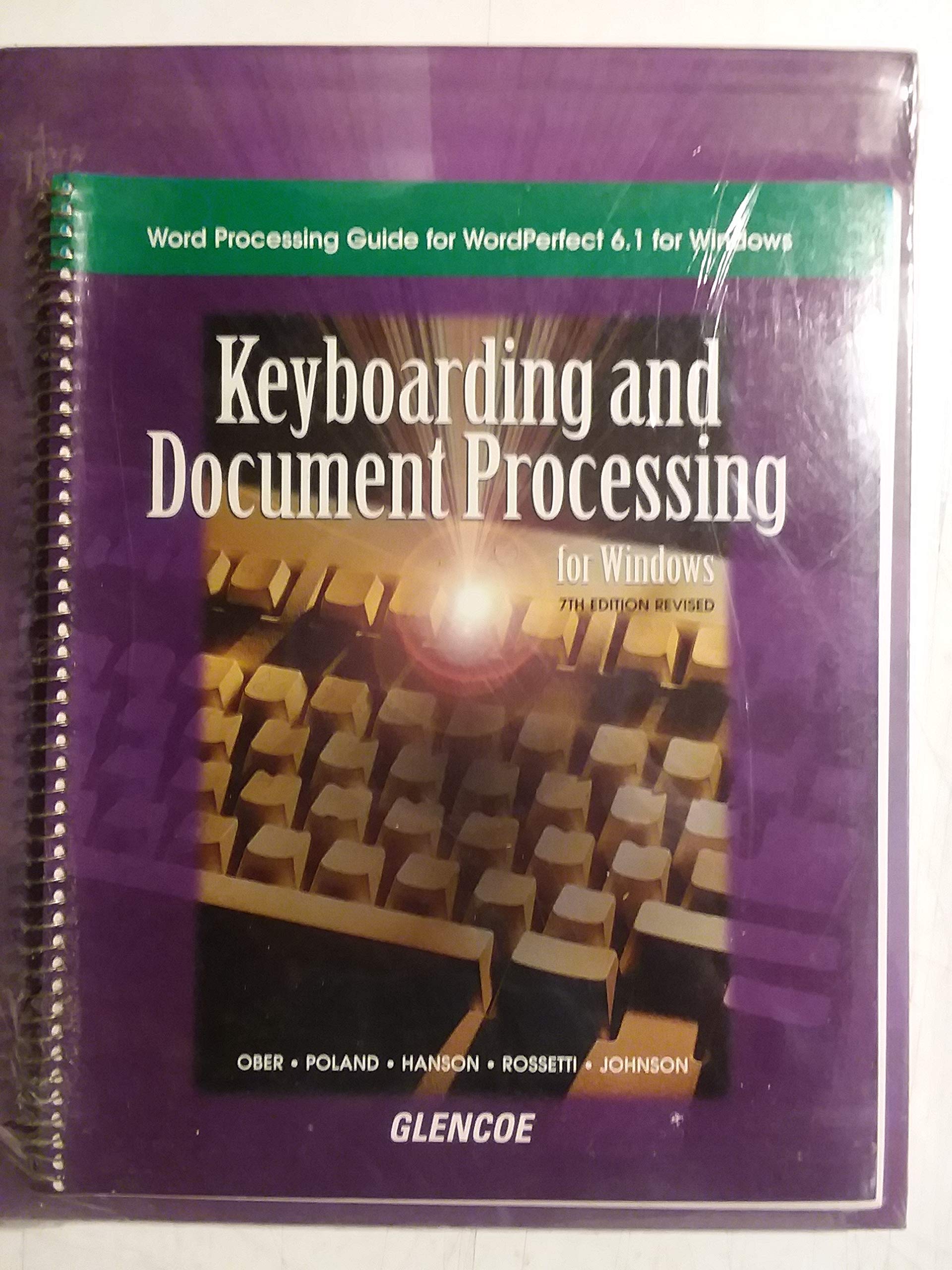 Keyboard and Doc Processing for Windows: Text with Word Perfect for Win ...