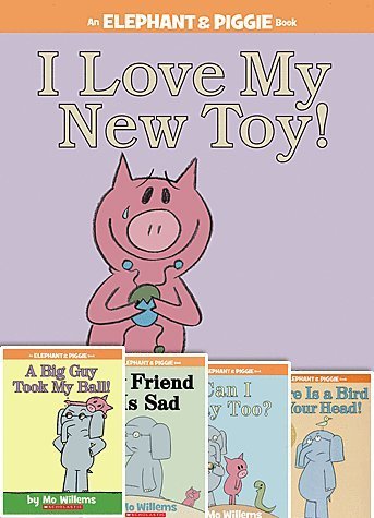 Elephant & Piggie Set of 5 Books: There Is a Bird on Your Head ...