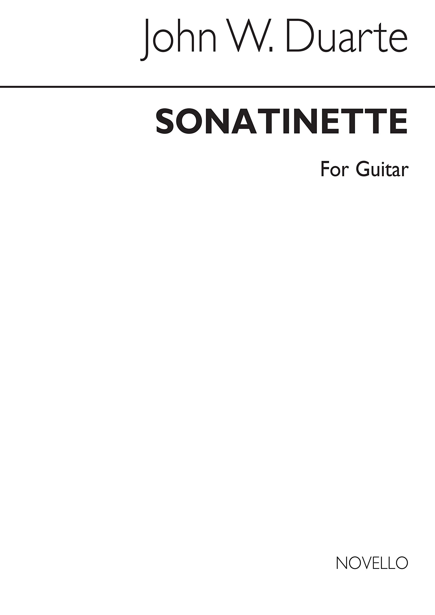 DUARTE SONATINETTE FOR GUITAR by DUARTE JOHN (ARTIST | Goodreads