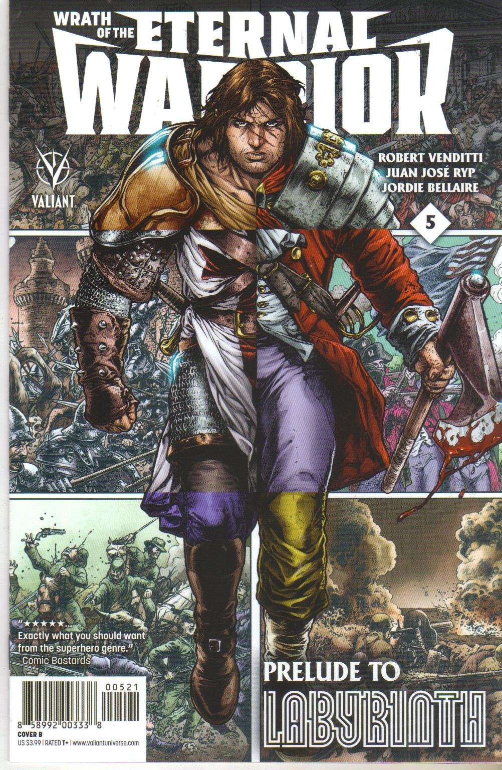 Wrath of the Eternal Warrior # 5 Cover B by Robert Venditti | Goodreads