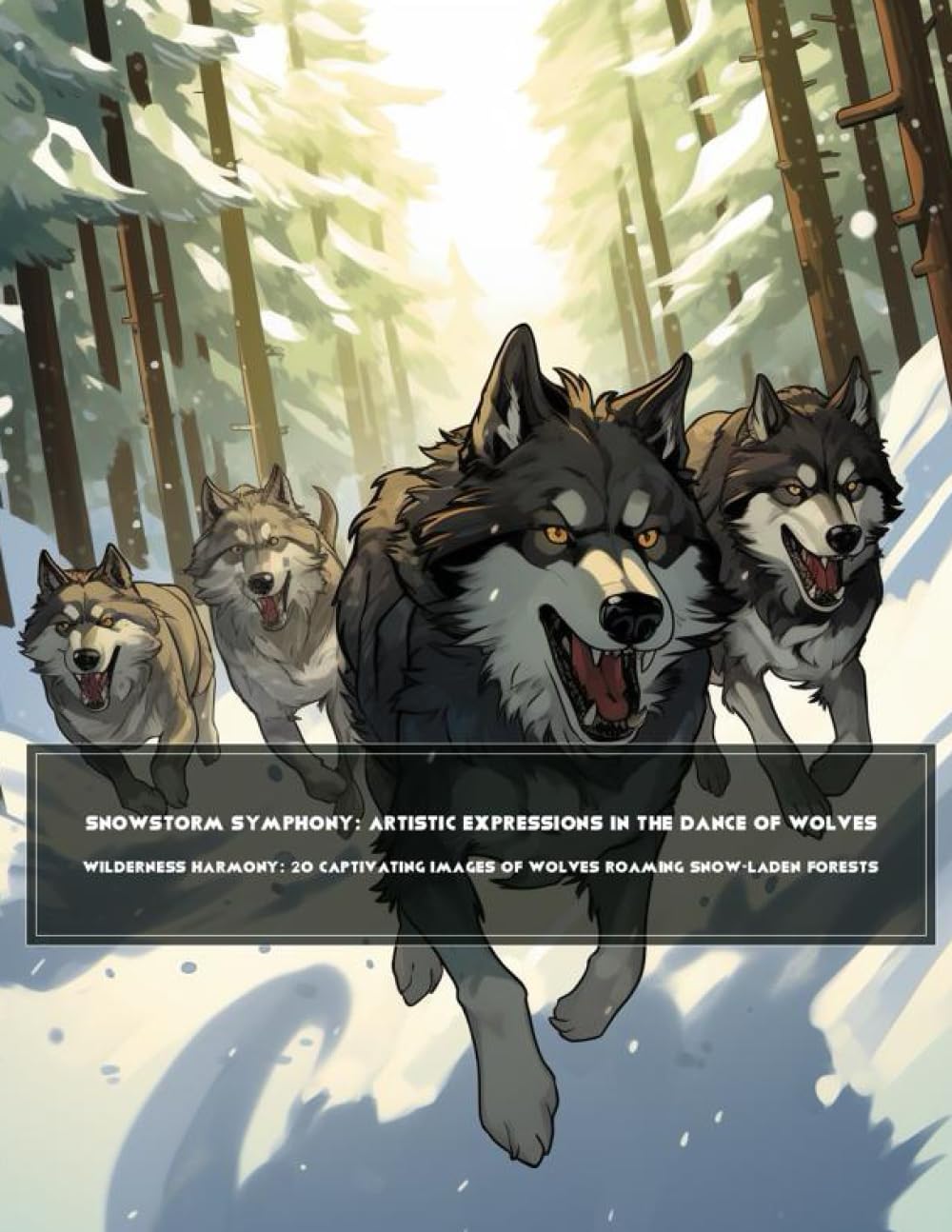 Snowstorm Symphony: Artistic Expressions in the Dance of Wolves ...