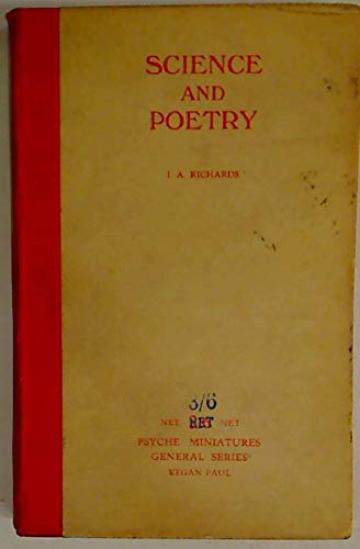 Science and Poetry by I.A. Richards | Goodreads