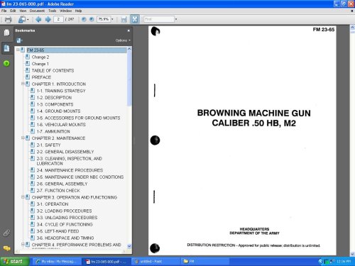 Browning Machine Gun Caliber .50 HB, M2 by U.S. Department of the Army ...