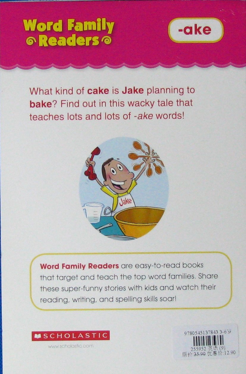 Jake Bakes a Cake (Word Family Readers. -AKE) by Liza Charlesworth ...