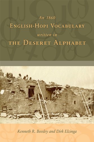 An 1860 English-Hopi Vocabulary Written in the Deseret Alphabet by ...