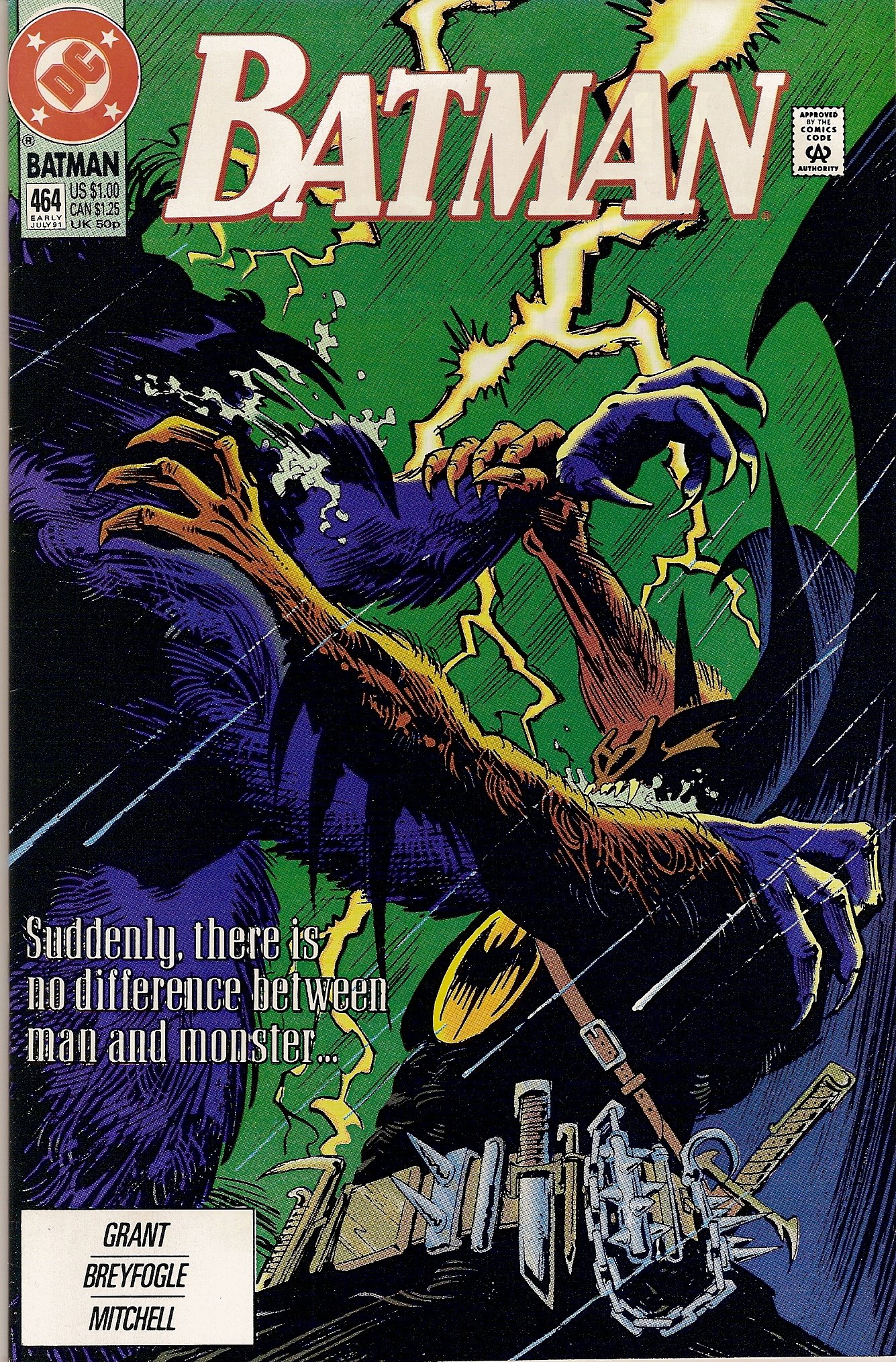 BATMAN #462-464 "Spirit Of The Beast" complete story (BATMAN by Alan ...