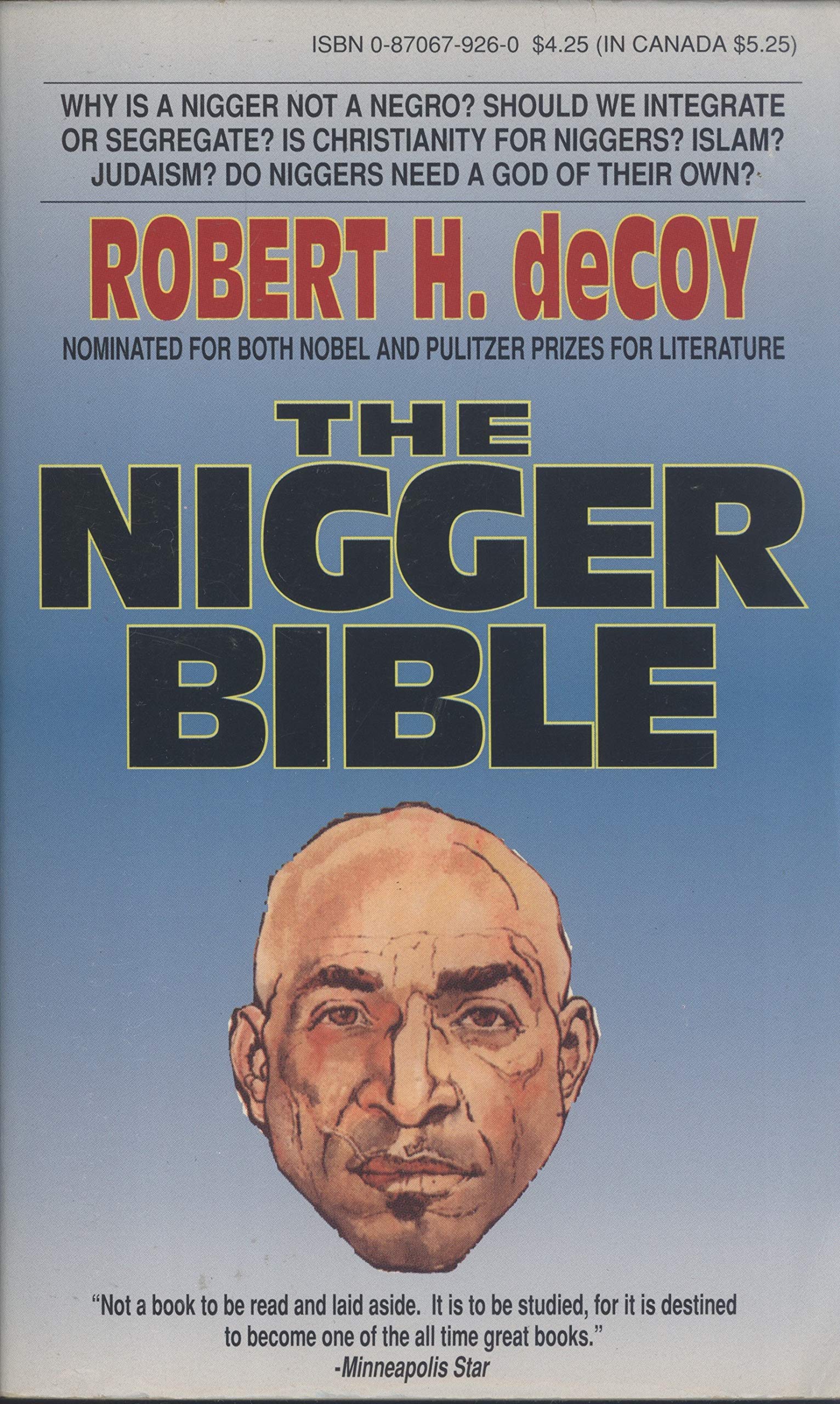 Nigger Bible by Robert H. deCoy | Goodreads
