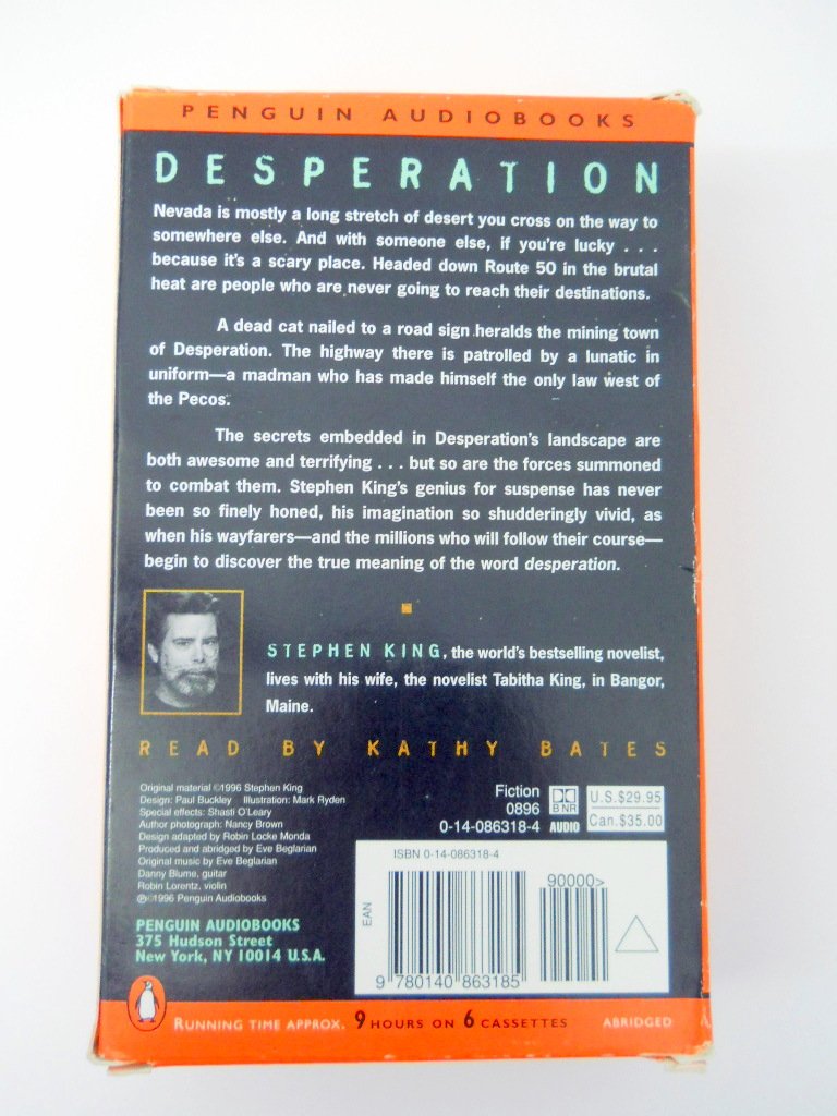 Desperation Abridged edition by Stephen King published by Penguin Audio ...