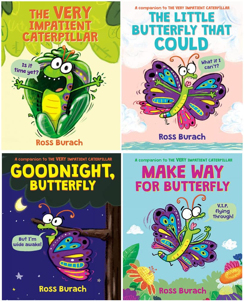 Very Impatient Caterpillar Series 4 Books Set by Ross Burach | Goodreads