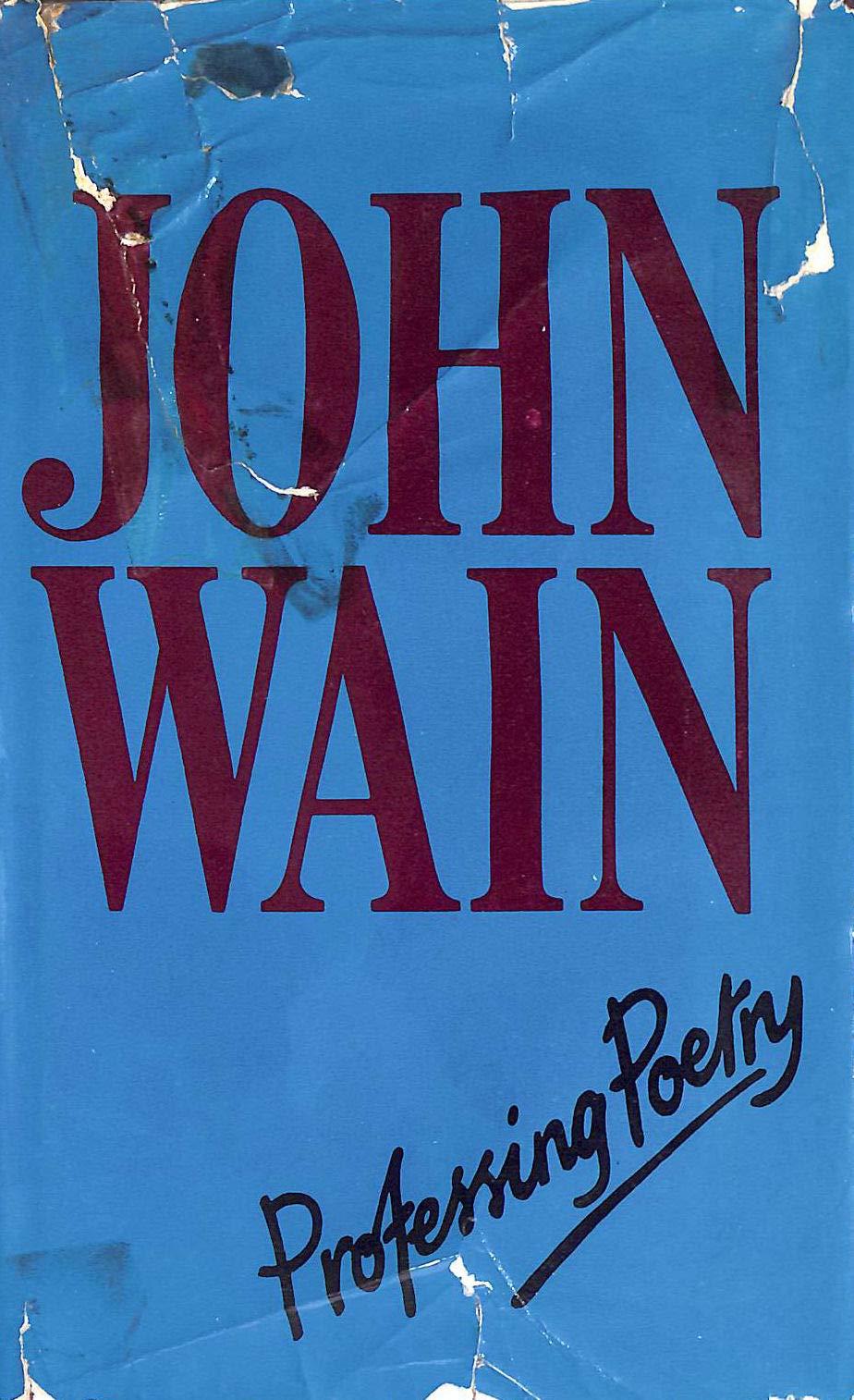 Professing poetry by John Wain | Goodreads