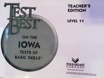 Test Best ITBS: Teacher's Edition Grade 5 (Level 11) 1995 by STECK ...