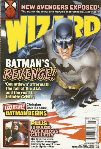Wizard: The Comics Magazine #163 Batman Cover May 2005 by Editor ...
