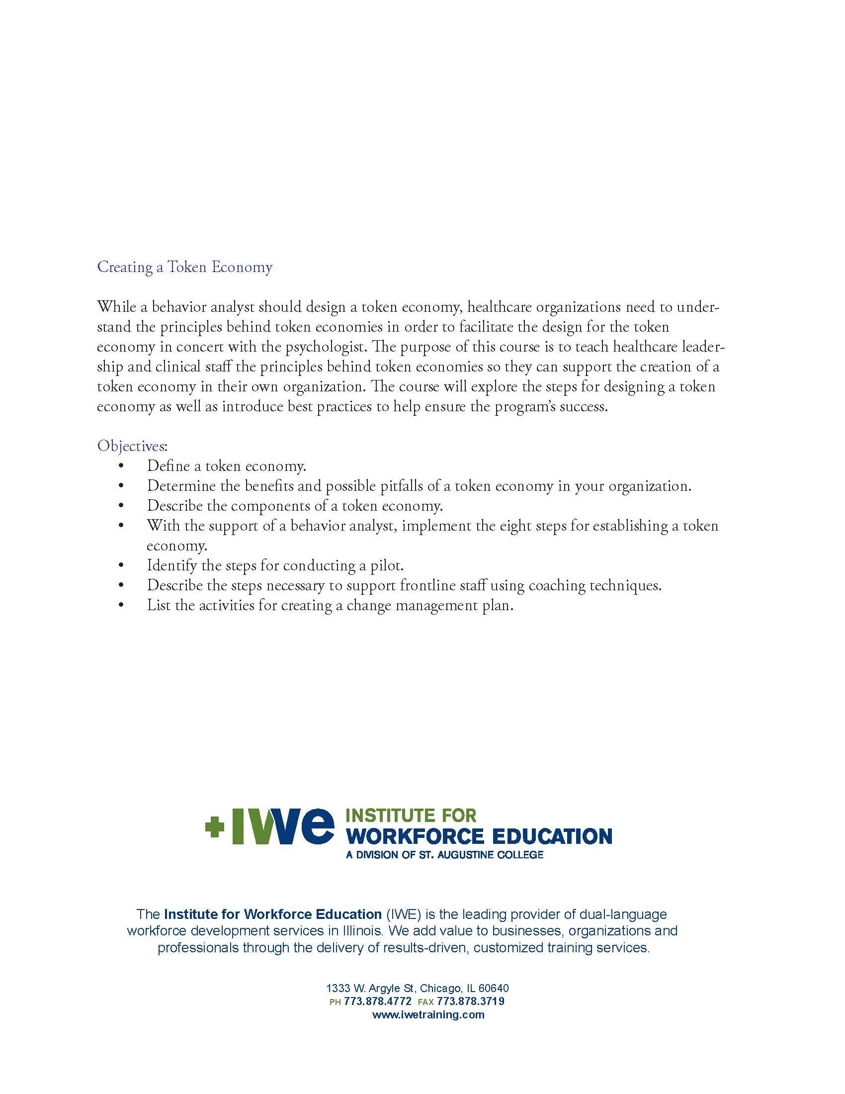 Creating a Token Economy (Assessments) by St. Augustine College | Goodreads