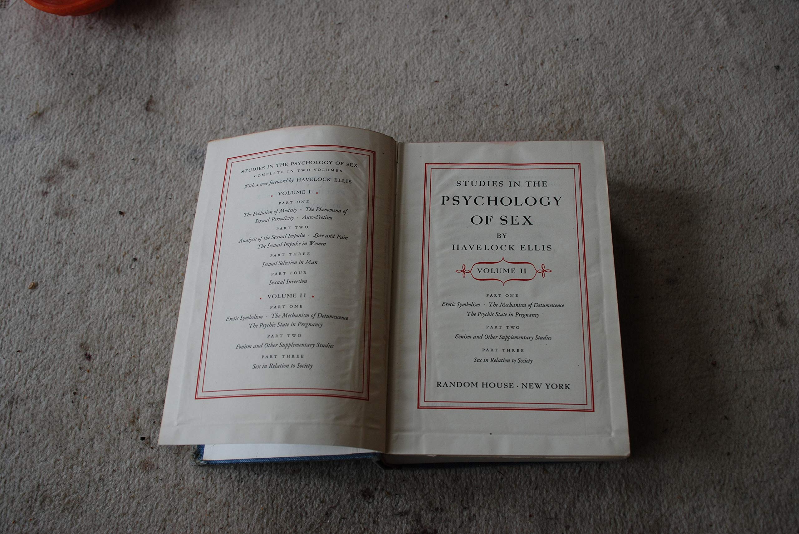 Erotic symbolism,: The mechanism of detumescence, the psychic state in ...